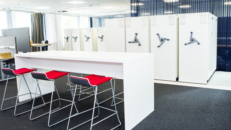 Compactus Mobile Shelving - Bruynzeel Storage Systems